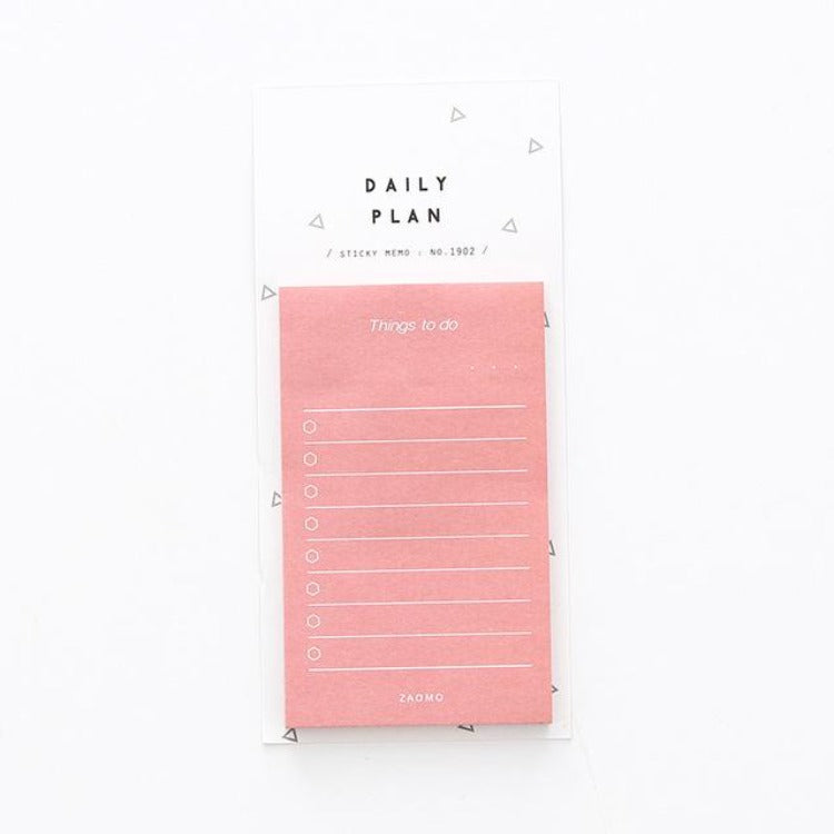 Daily Planner Sticky Notes Red To-Do List Notepads Calendar Scheduler ...