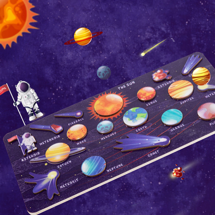 Planets of Solar System Puzzle | Matching Game Space Educational – iKids