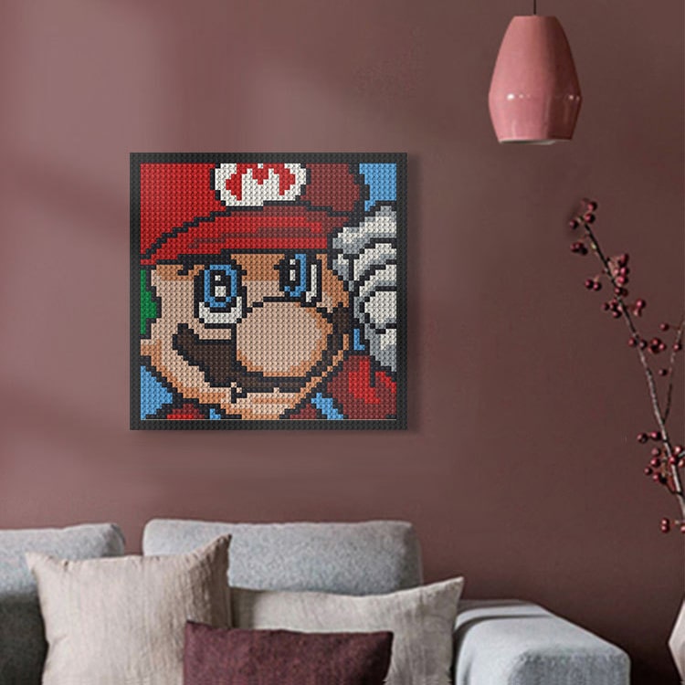 Pixel Art Building Blocks | Super Mario | iKids
