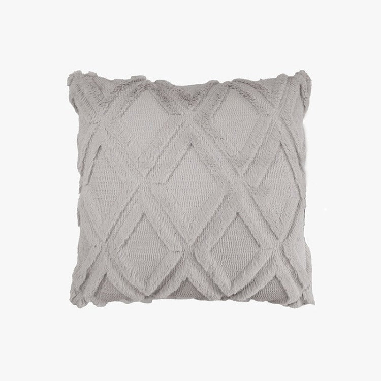 Fluffy Scatter Cushion | Grey Rhombus | iKids