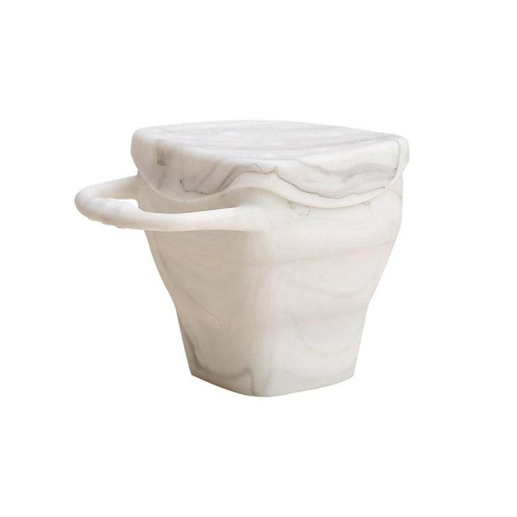 Silicone Foldable Snack Cup | Marble | iKids