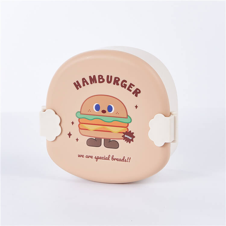 Food Shaped Snack Box | Hamburger with Khaki Cover | iKids