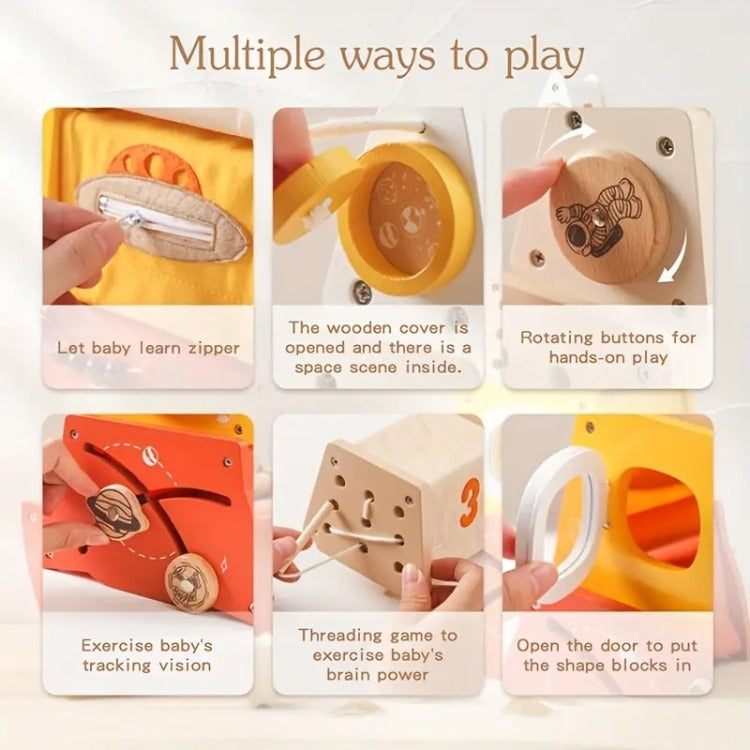 Wooden Nesting and Stacking Blocks Tower | iKids