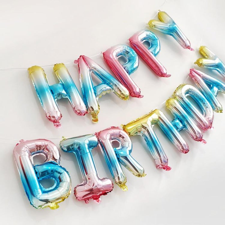 HAPPY BIRTHDAY Letter Balloon Set | iKids