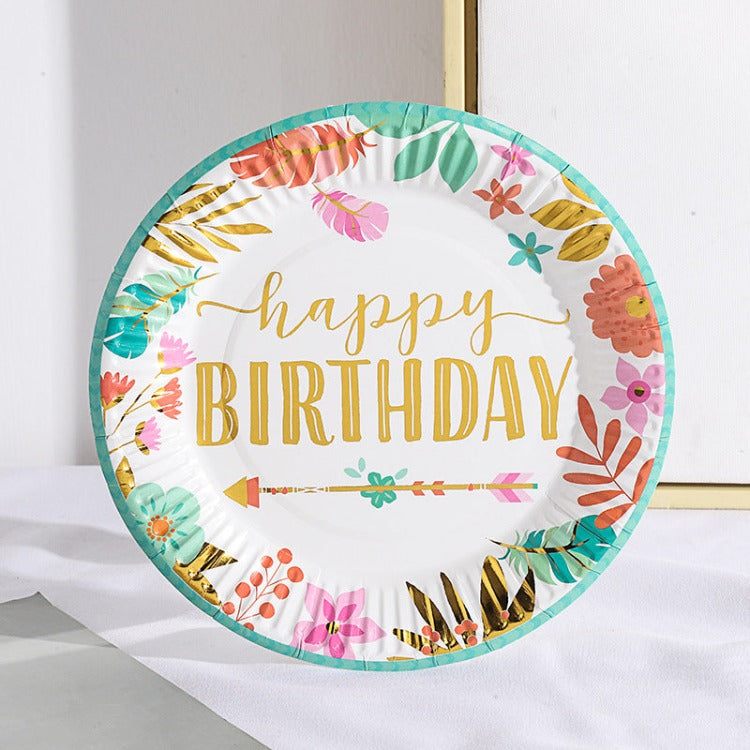 7" Party Paper Plate | Arrow | Set of 10 | iKids