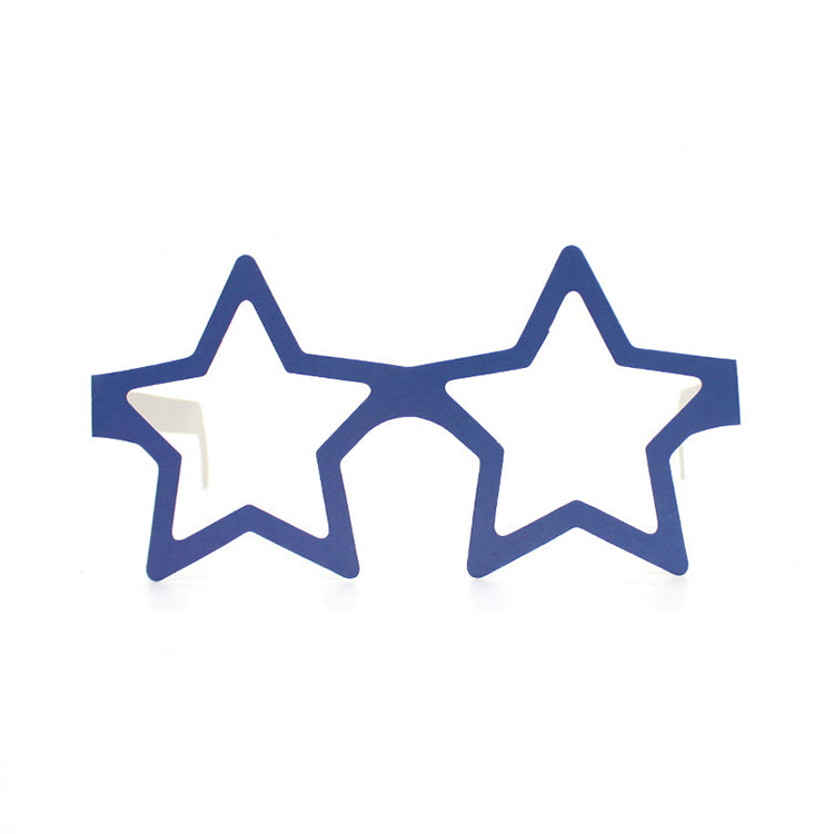 Party Paper Glasses | Blue Star | iKids