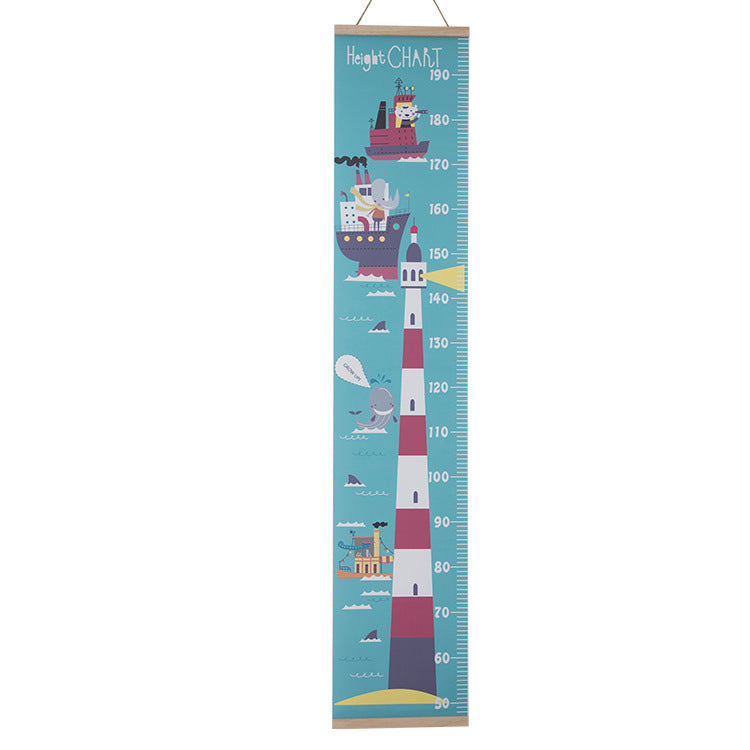 Lighthouse Height Chart Baby Growth Handing Chart Ruler Nursery Decor ...