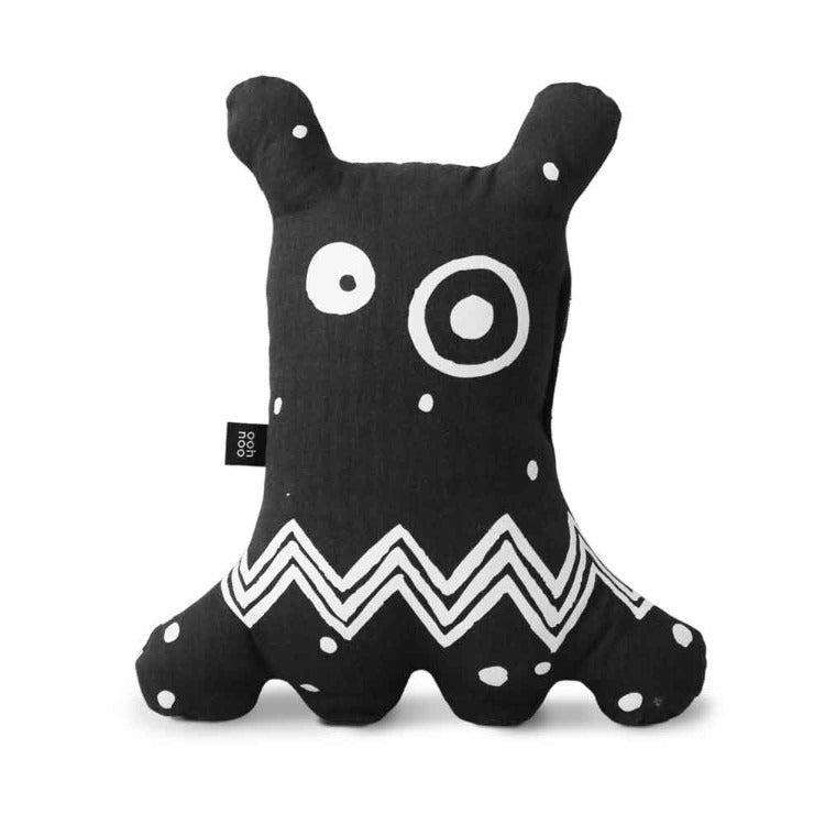 Black Big-Eyed Monster Cushion | iKids