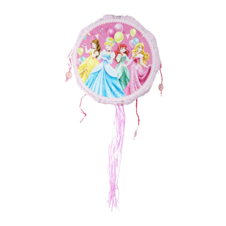 Pull String Disney Princess Piñata | Happy Birthday Party Decoration ...
