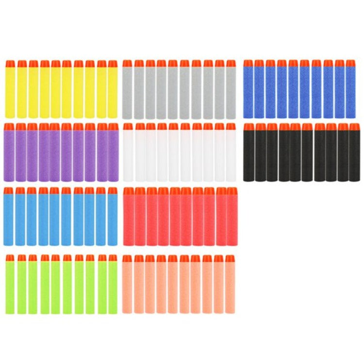 Rainbow 100 Packs Nerf N Strike Blaster Compatible Dart Bullets – iKids
