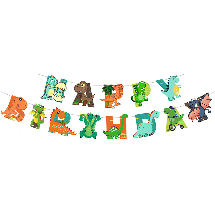 Happy Birthday Letter Banner | Dinosaur | iKids